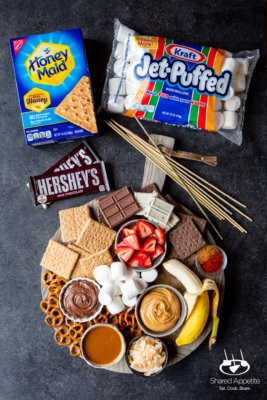 DIY S'MORES BAR PARTY with 10 Creative S'mores - Shared Appetite
