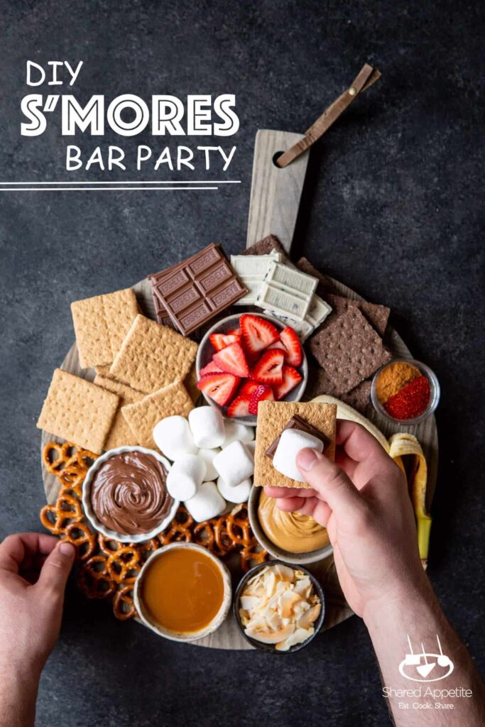 DIY S'MORES BAR PARTY with 10 Creative S'mores - Shared Appetite
