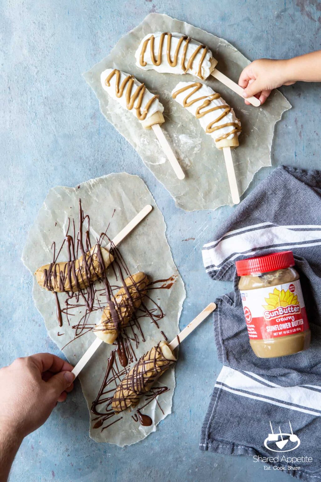 Frozen Banana Pops - Shared Appetite