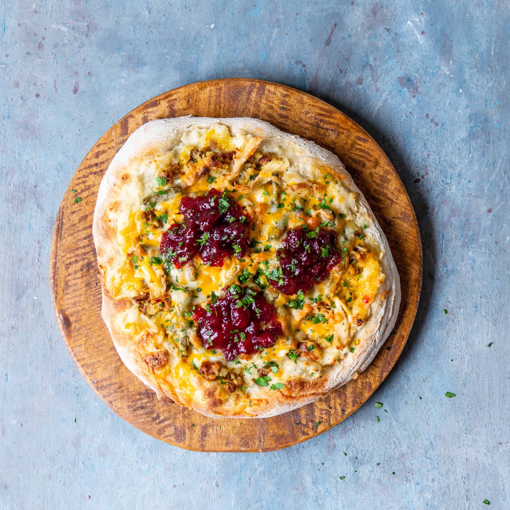 Leftover Thanksgiving Pizza - Shared Appetite