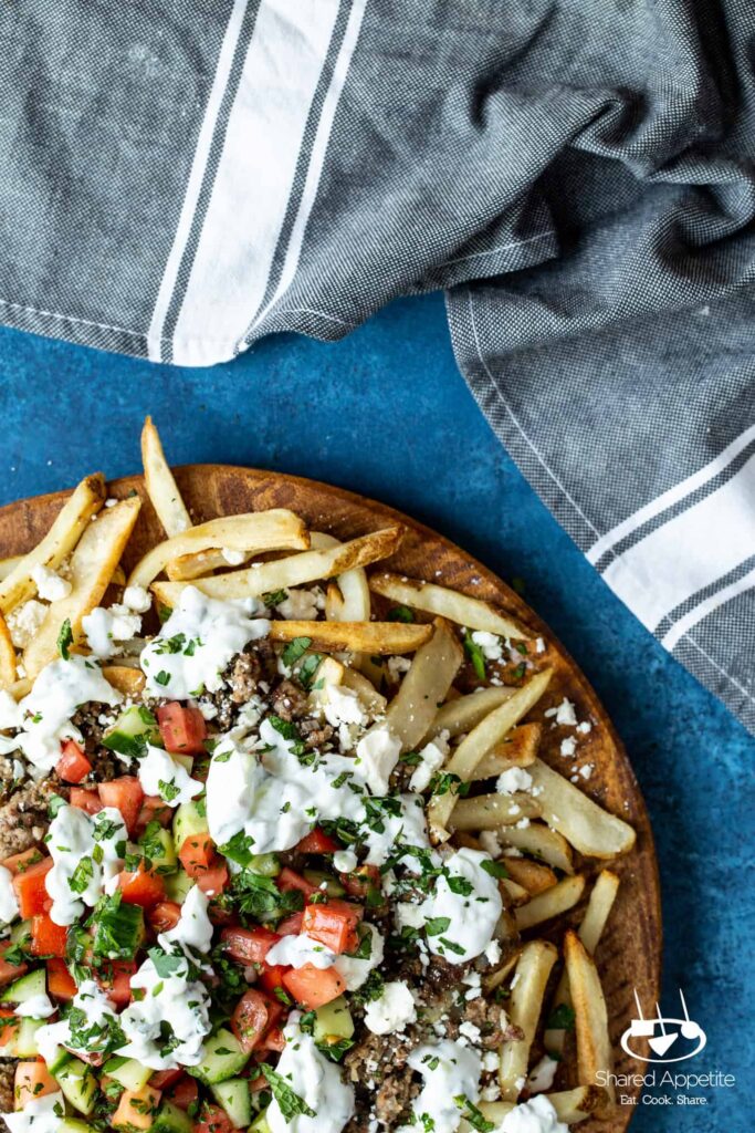 Loaded Mediterranean Lamb Fries - Shared Appetite
